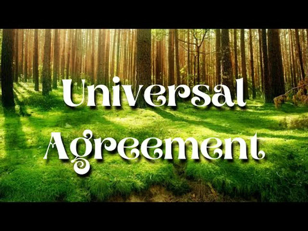 Universal Agreement