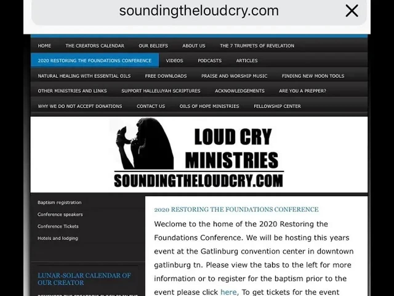 Restoring the Foundations Conference update info