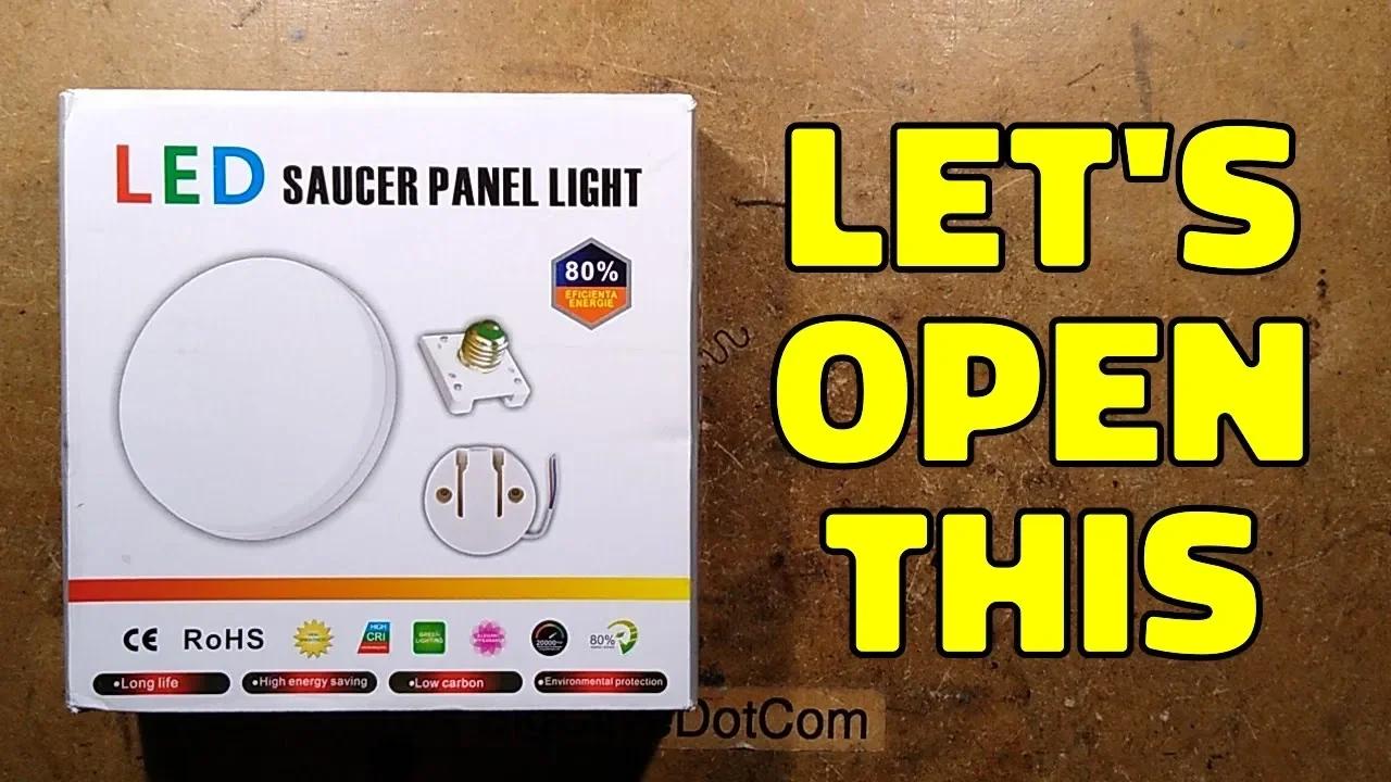 Light with a novel ceiling attachment system - with schematic