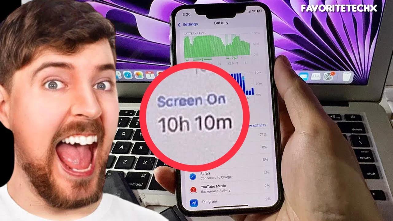 1st Half day 5150 mAh Battery on iPhone X 😱