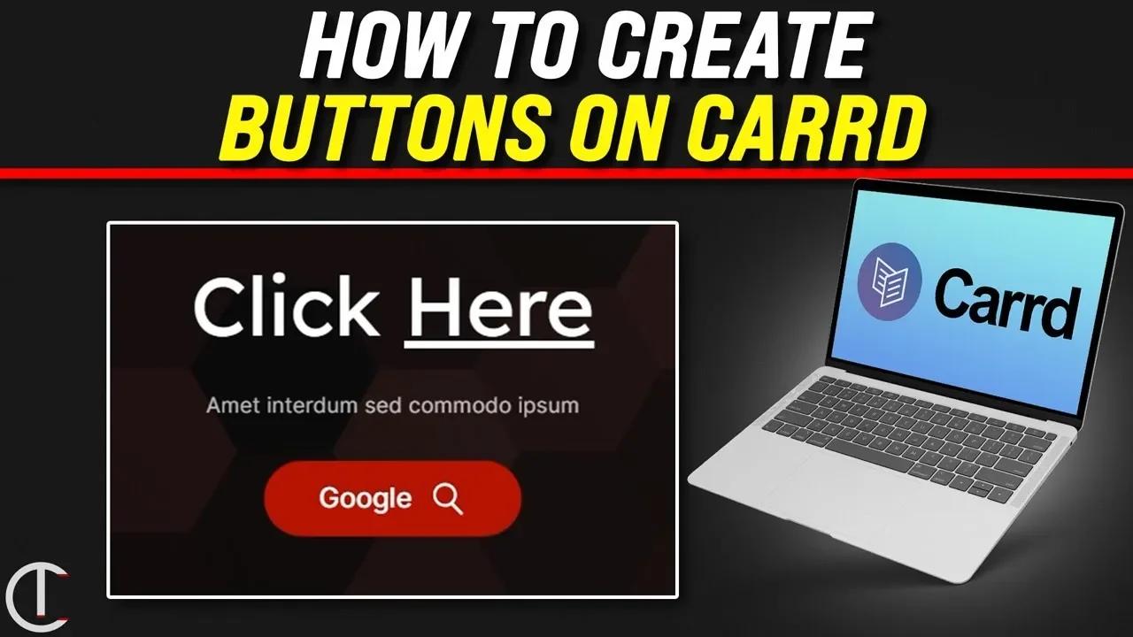 How To Use Buttons on Carrd.co