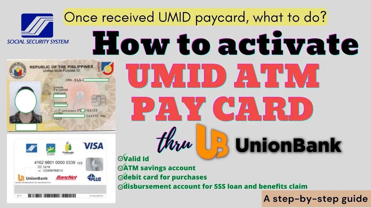 How to activate your UMID ATM PAYCARD once received the card | SSS ...