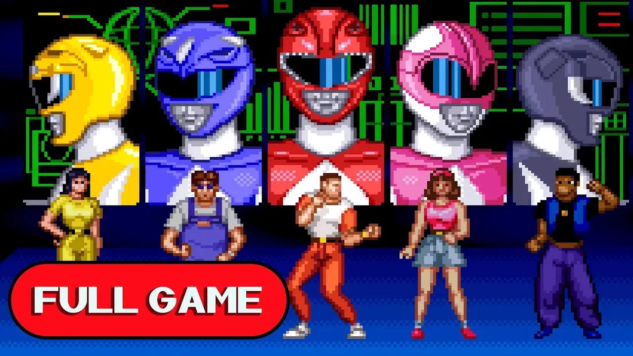 Mighty Morphin Power Rangers SNES FULL GAME Longplay Gameplay ...