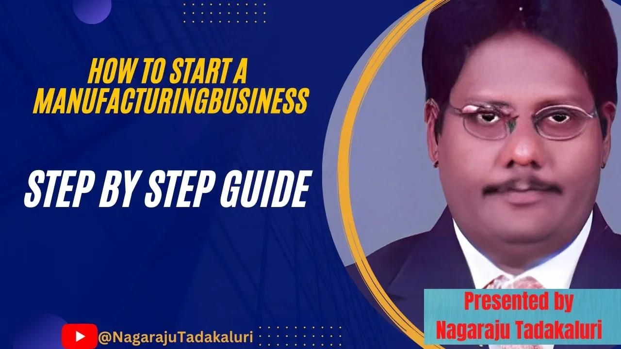 How to Start a Manufacturing Business?