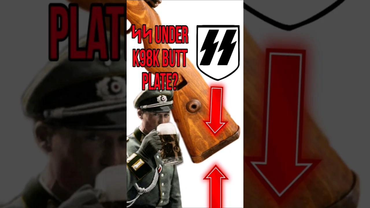 WW2 Waffen SS runes under K98K buttplate stock? Nazi markings #ww2 # ...