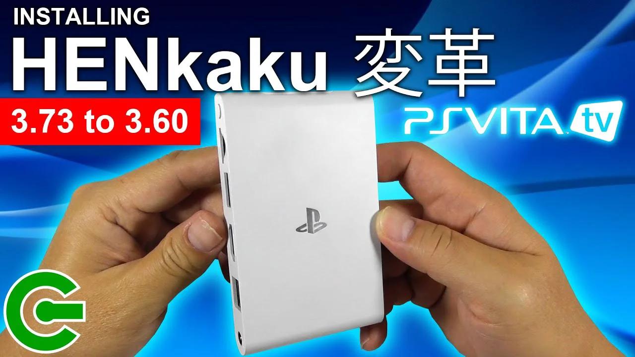 Installing HENKAKU ENSO on PS VITA TV (3.73 to 3.60)