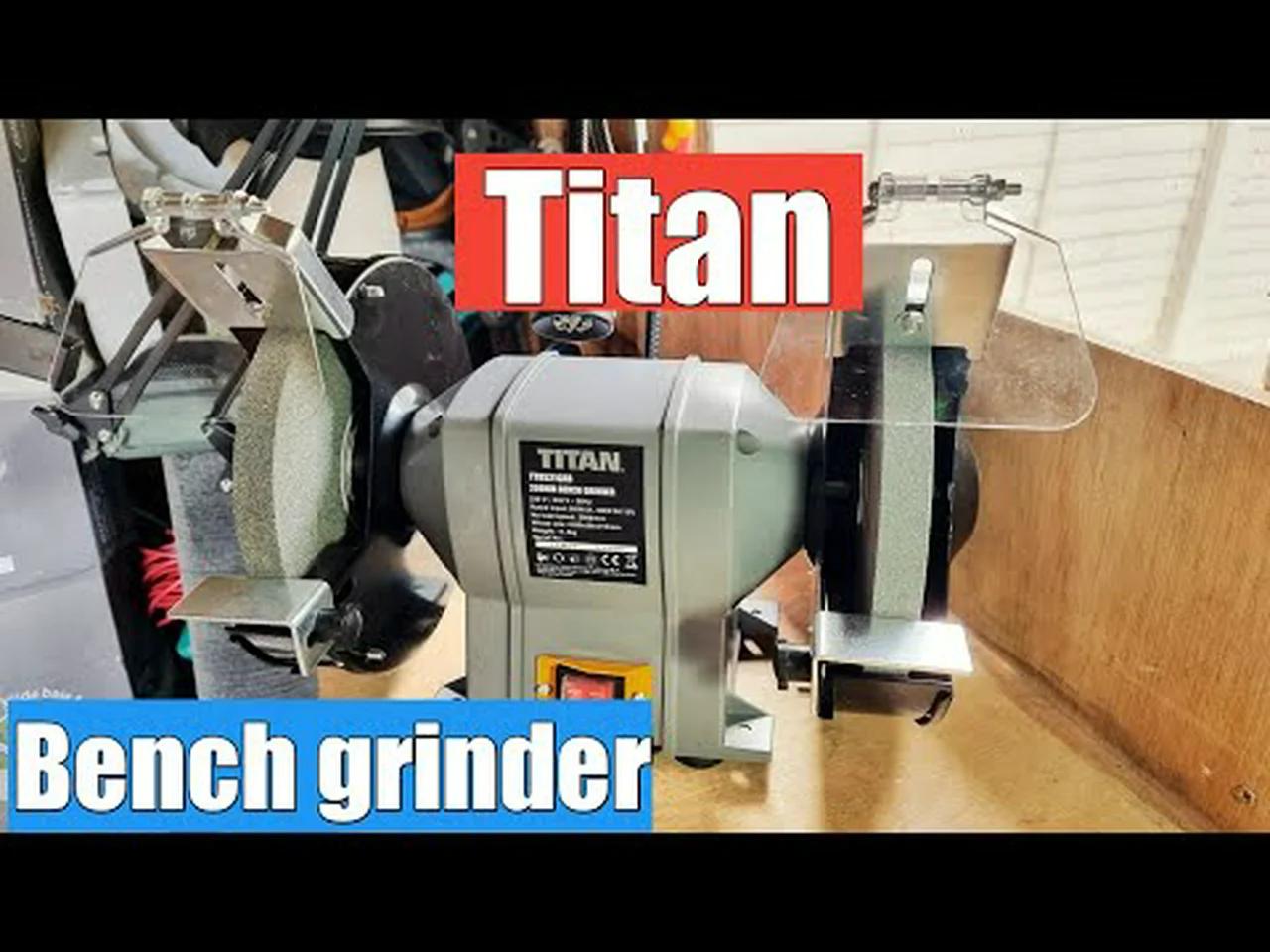 Titan bench grinder unboxing - April 2022