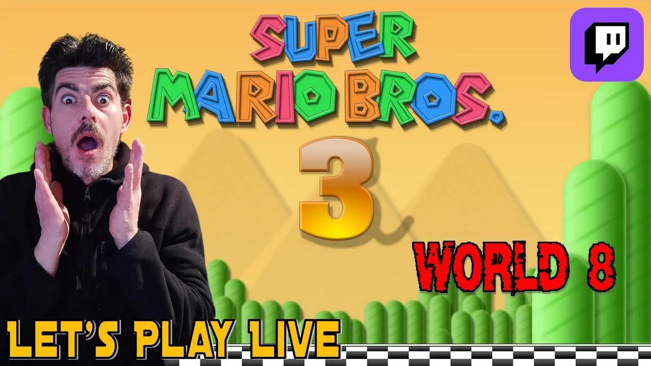 Super Mario Bros 3 All Stars - World 8 FINAL [Let's Play Live]