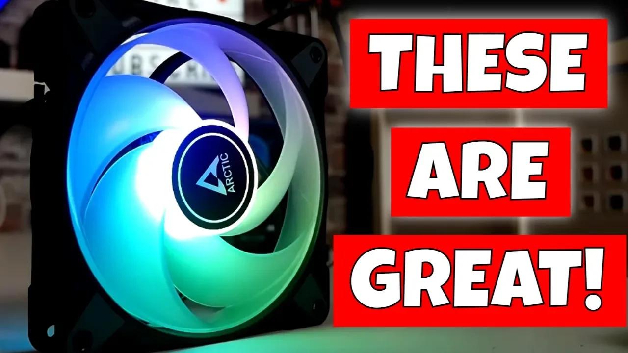 BEST ARGB PC Fans Arctic P120 PWM PST A RGB 0db Silent Colourful Cooling