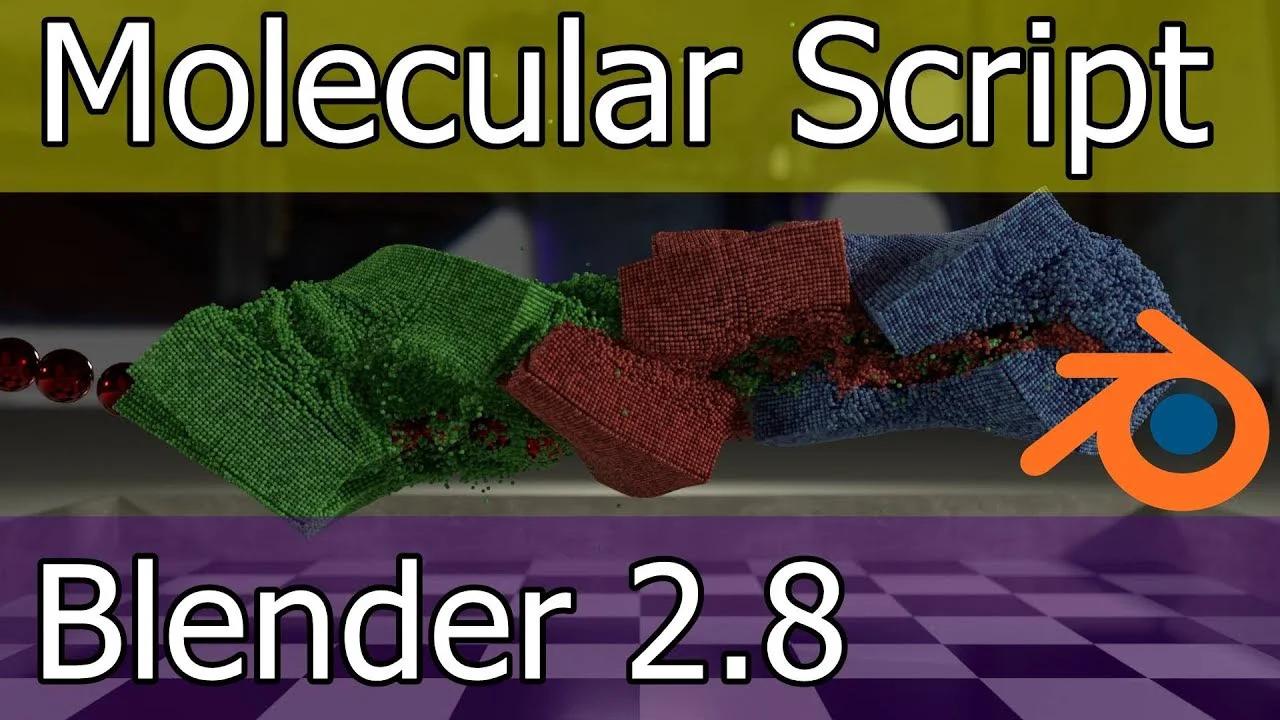 Molecular Script Addon Test Blender 2.8