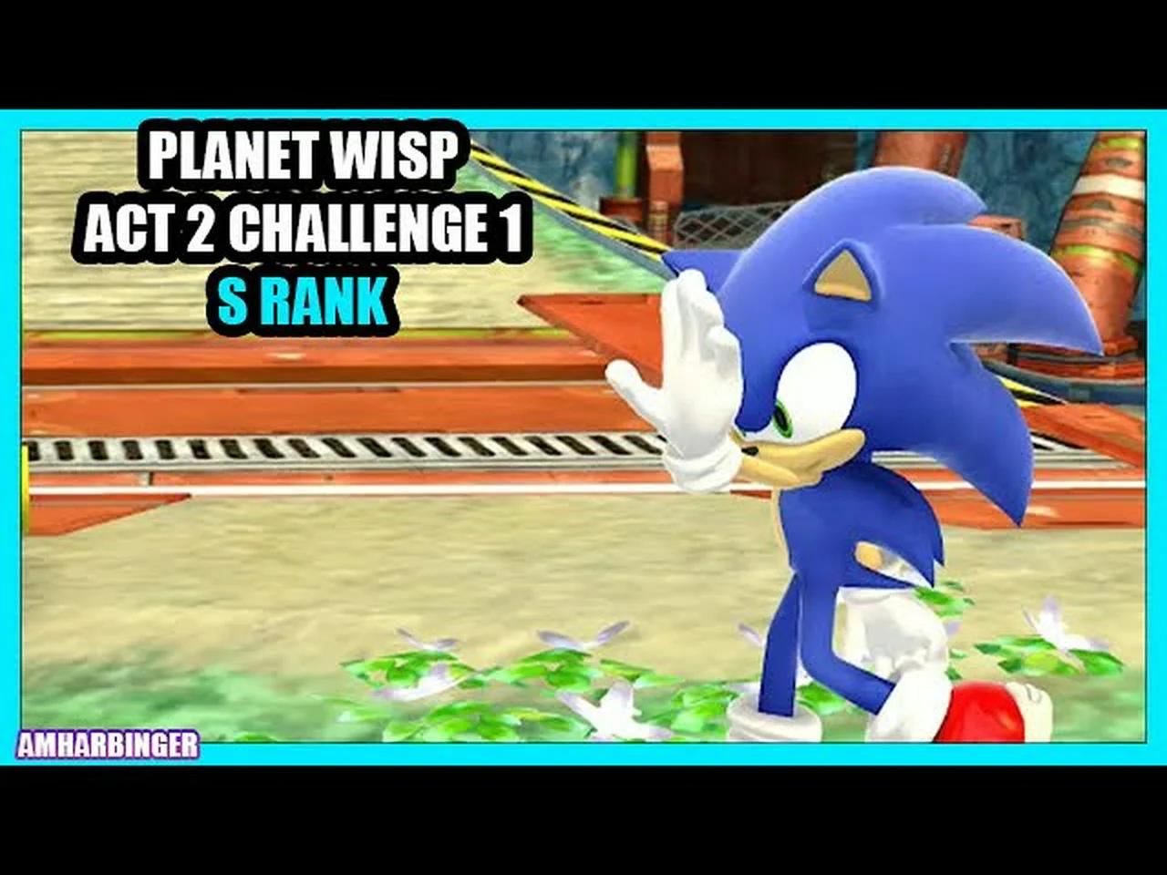 Sonic X Shadow Generations Planet Wisp Act 2 Challenge 1 S Rank Guide