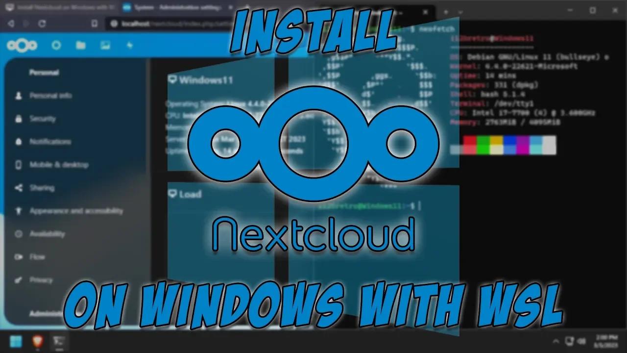 Install Nextcloud on Windows with WSL2