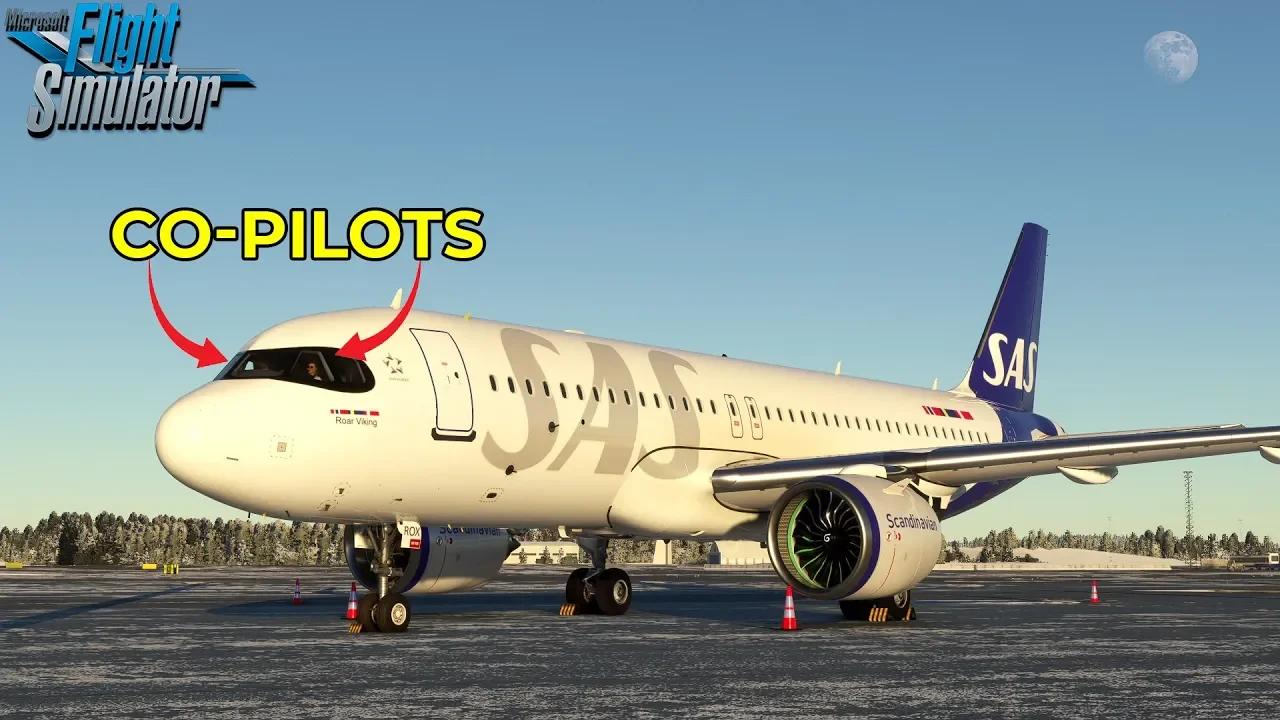 Co-Pilots with ATC in Microsoft Flight Simulator! SAS A320N to ...