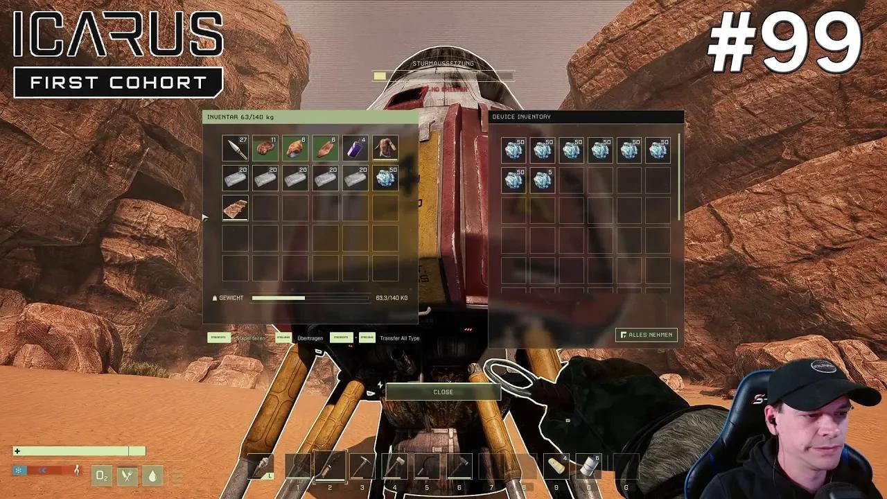 Icarus Deutsch #99 Das Stahl wird geliefert & Mission wird beendet