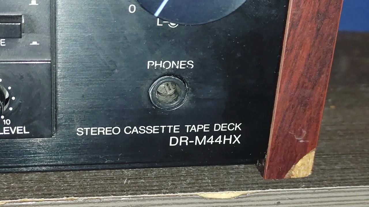 DENON DRM-44HX - vintage direct drive 3 head cassette deck, dual ...