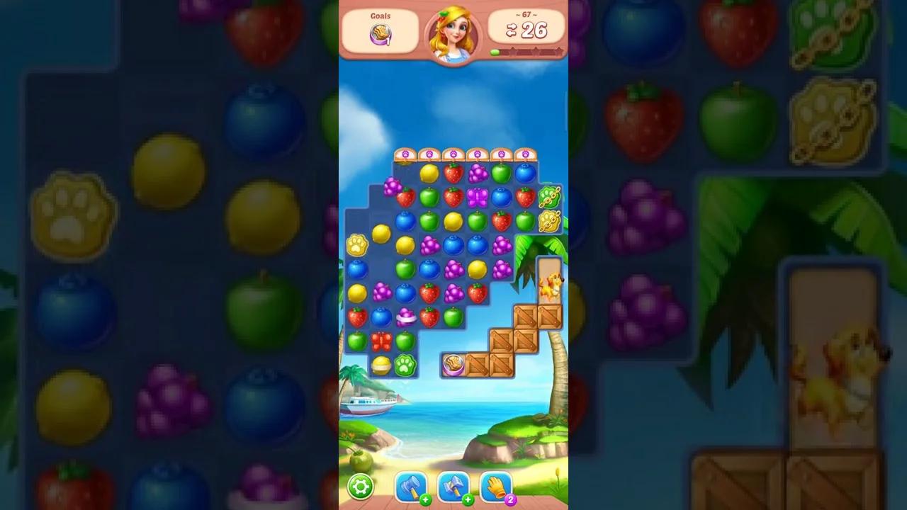 Fruit Diary Level 67 Walkthrough Guide Relaxing Match 3 Puzzle Mobile Game