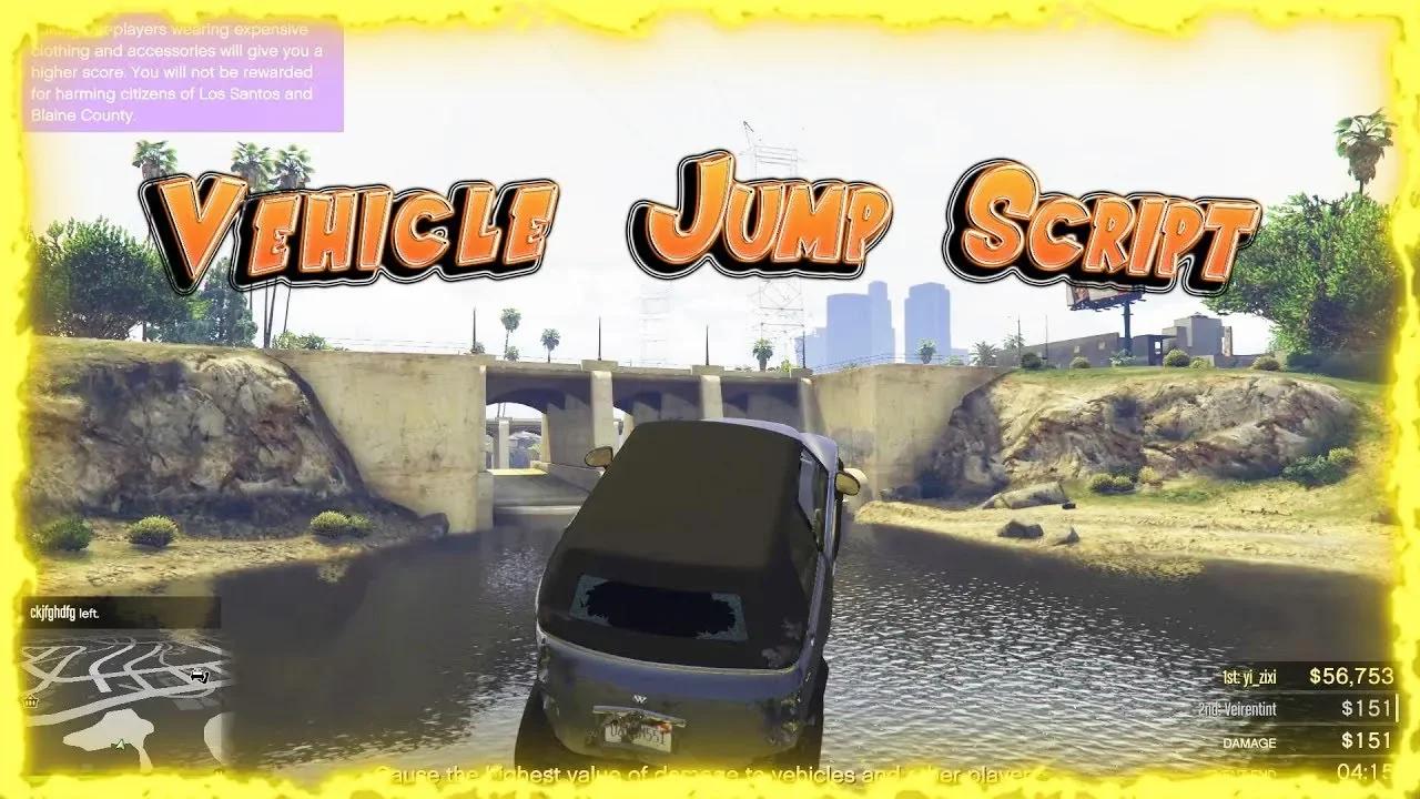 Vehicle Jump v2 Script for Kiddions Modest Menu 1.0 | GTA Online 1.68