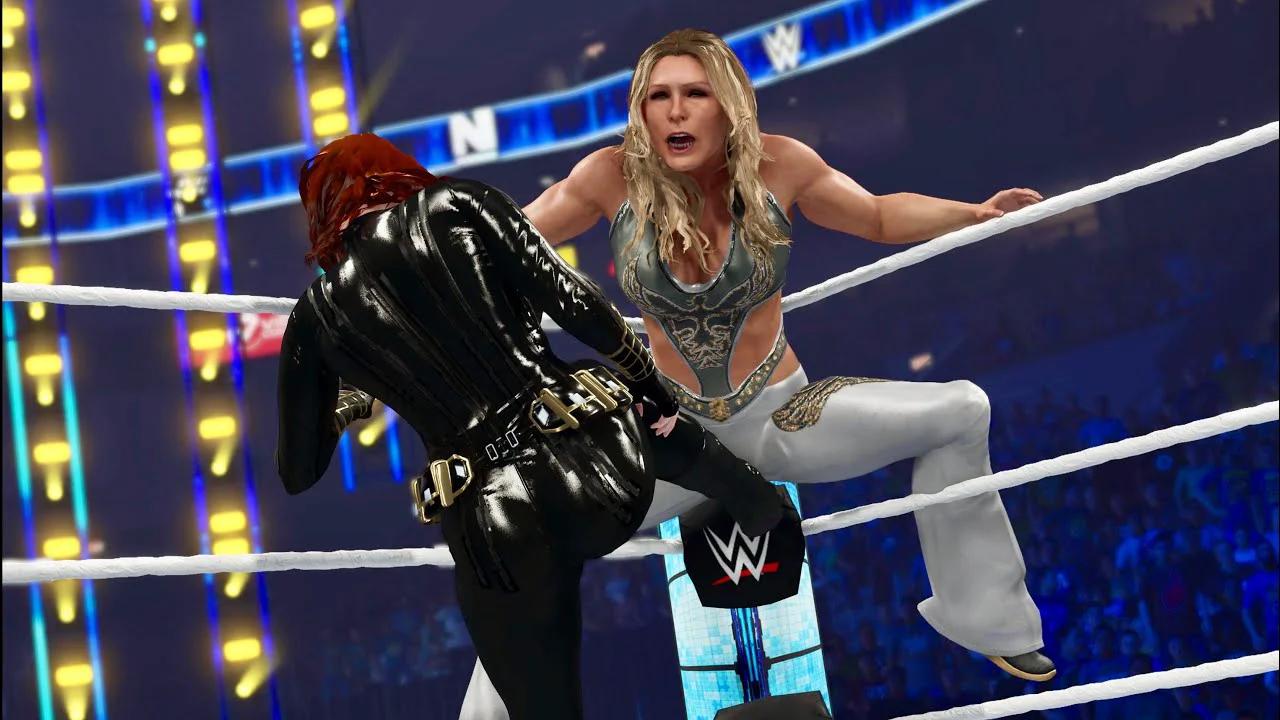 BRUTAL BRAWLS - Beth Phoenix vs Black Widow - WWE2K23