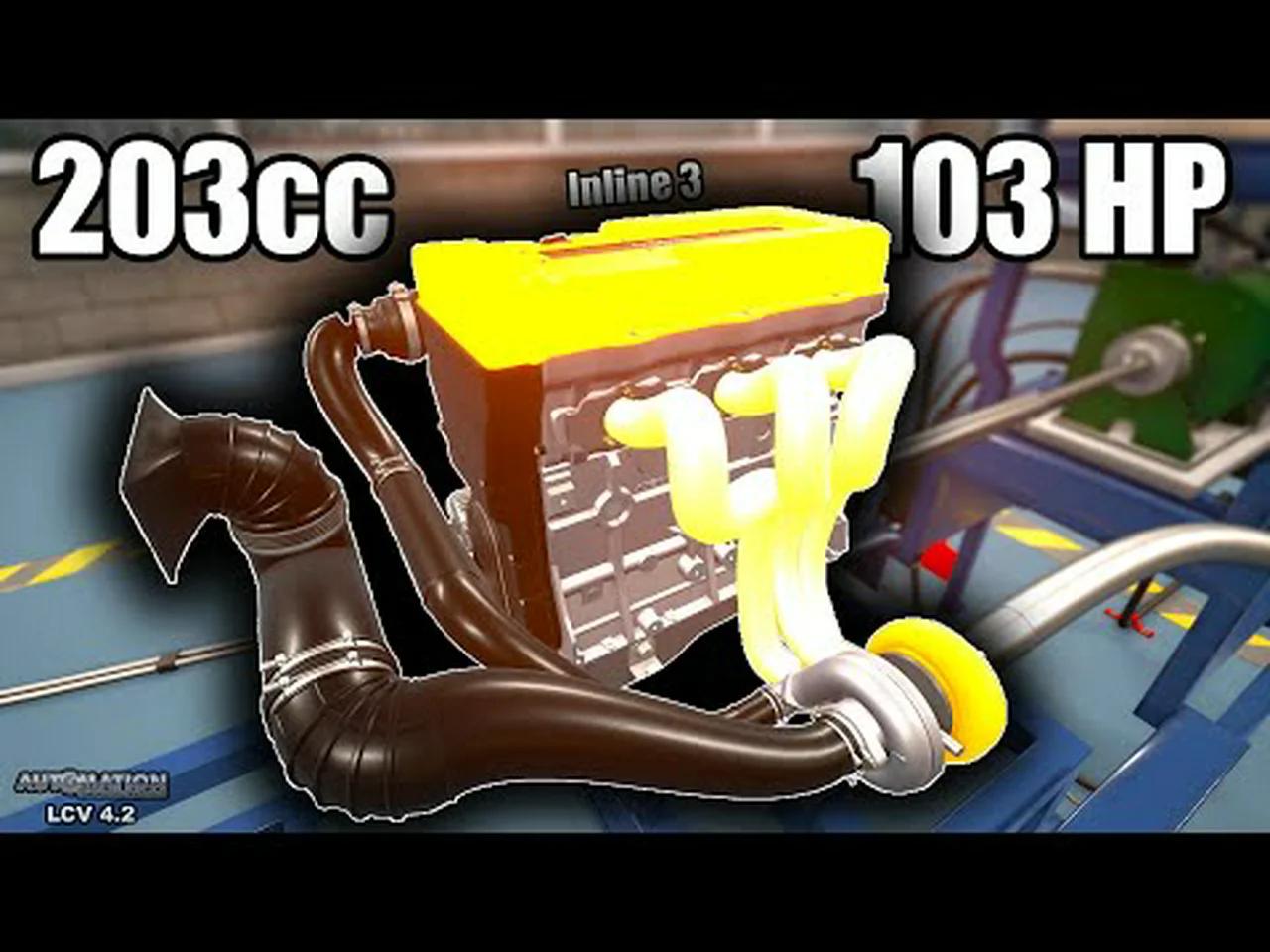 The Smallest, Most Powerful Inline 3 Engine Ever (LCV 4.2) | Automation ...