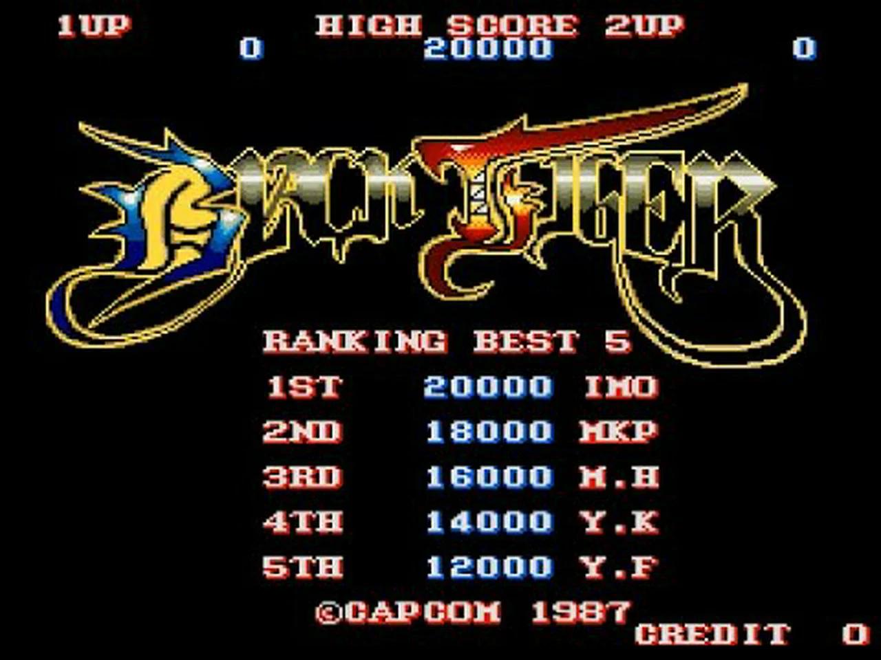 Black Tiger - Arcade (1987)