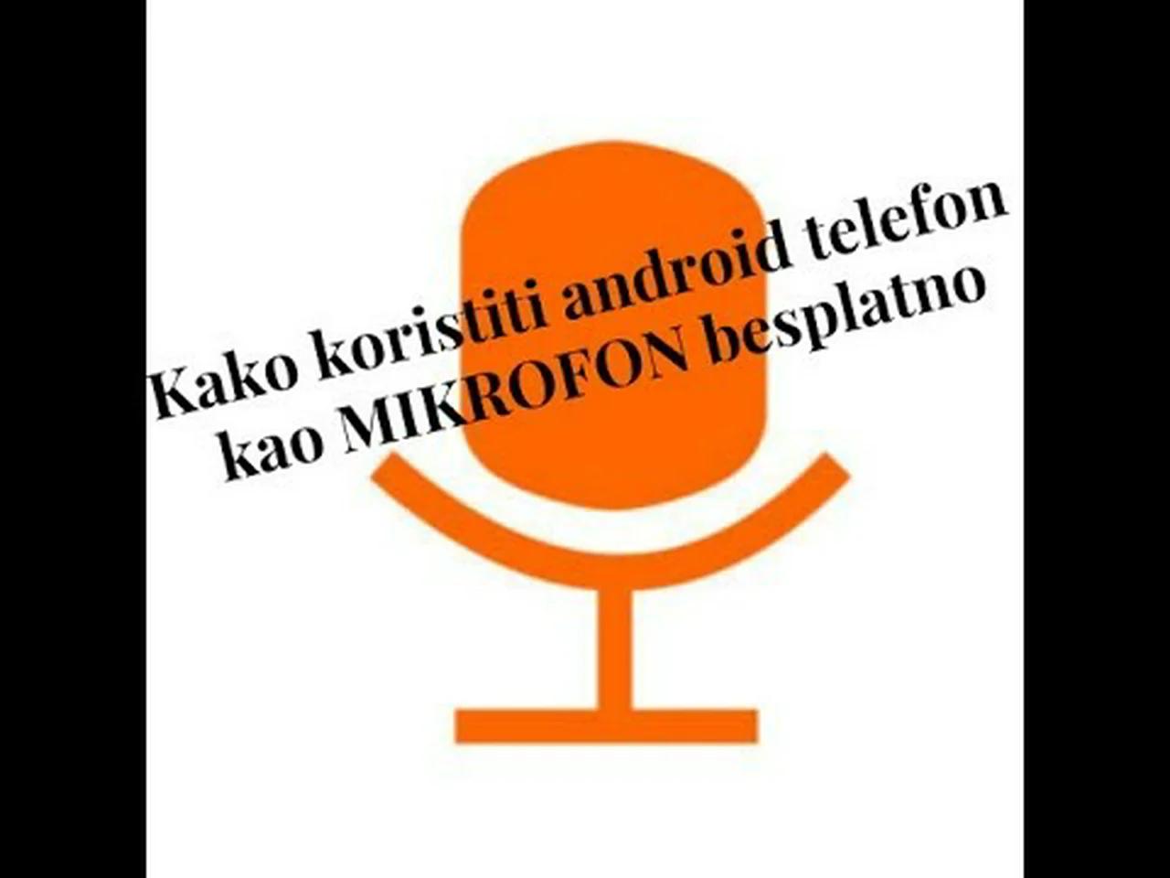 Kako koristiti vas Android ili Iphone telefon kao Mikrofon (Wi Fi ili USB metodom)