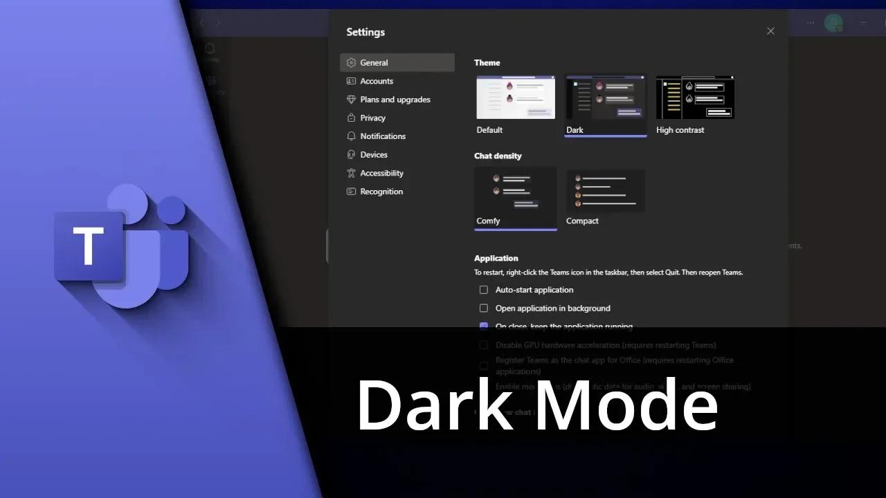Teams Dark Mode | Change Teams to dark theme Tutorial