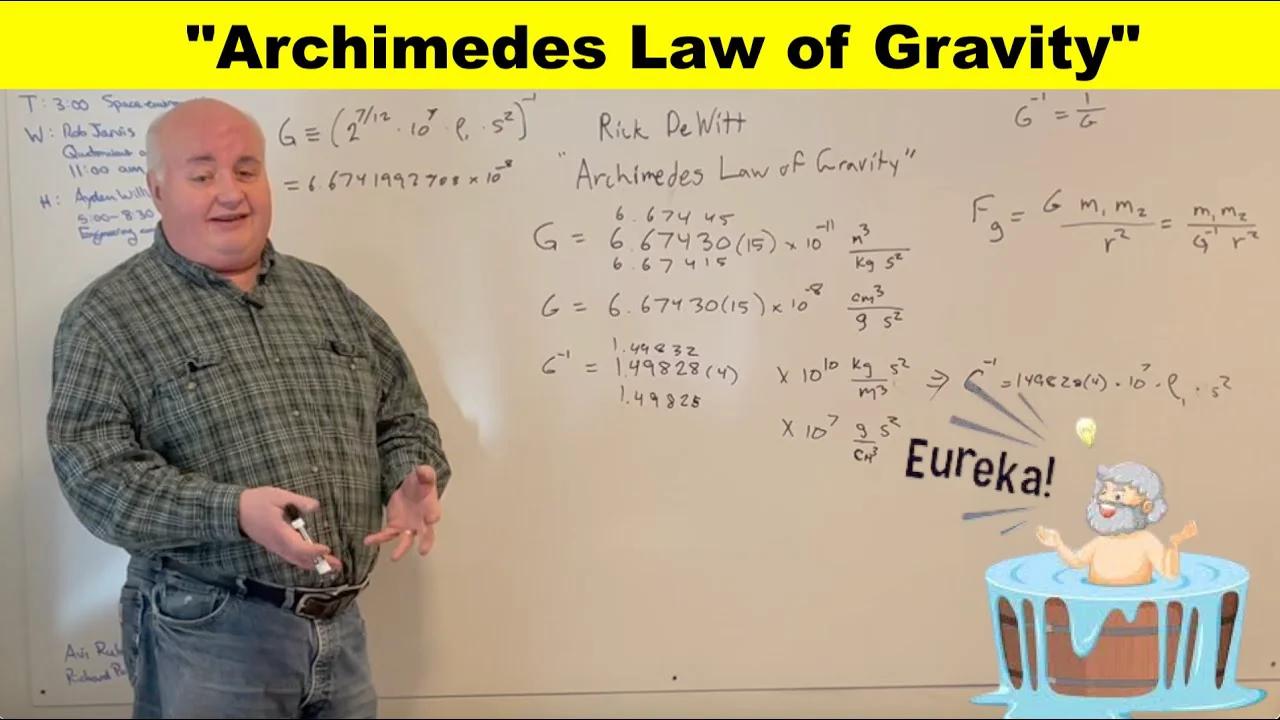 "Archimedes Law of Gravity"