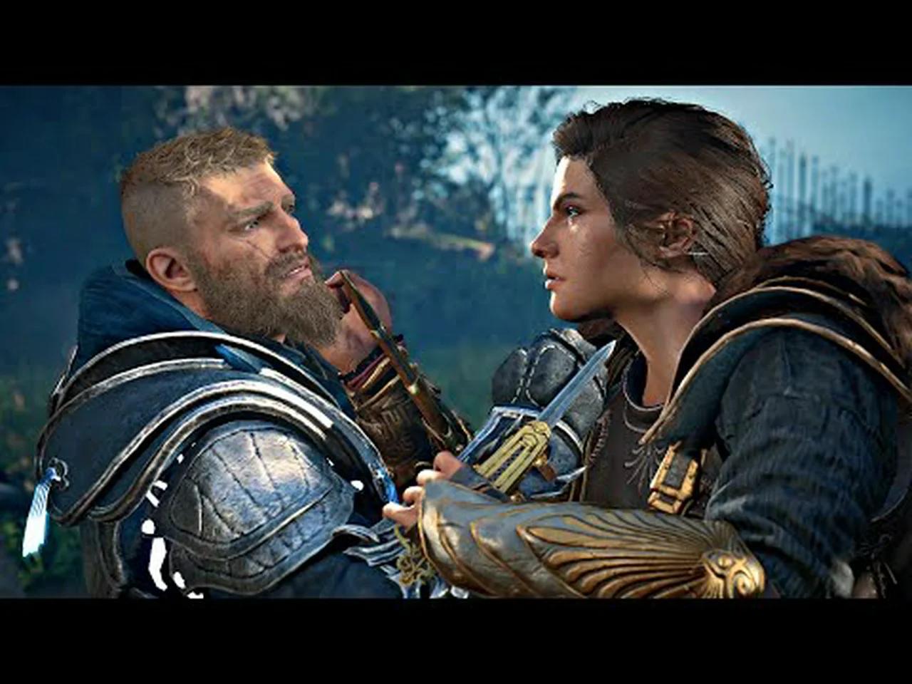 Kassandra Beats Eivor Fight Scene Assassin's Creed Valhalla x Odyssey ...