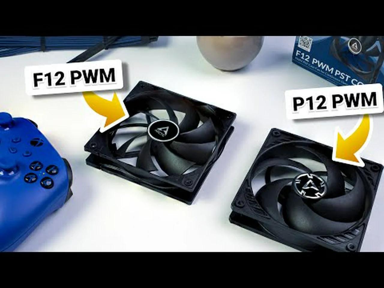 ARCTIC F12 PWM vs P12 PWM : Quel est le meilleur ventilateur PC à moins de 10€ d'ARCTIC