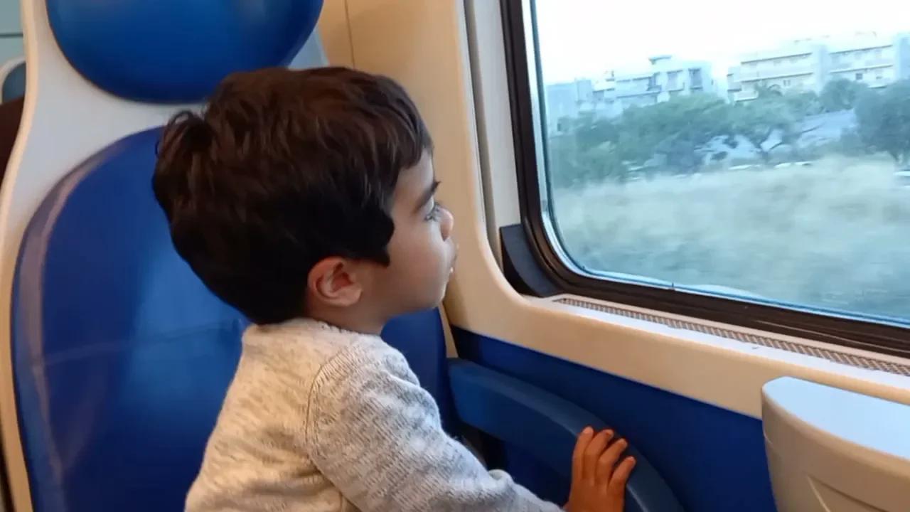 Half Italian filipino loves to ride train - Italian Filipina