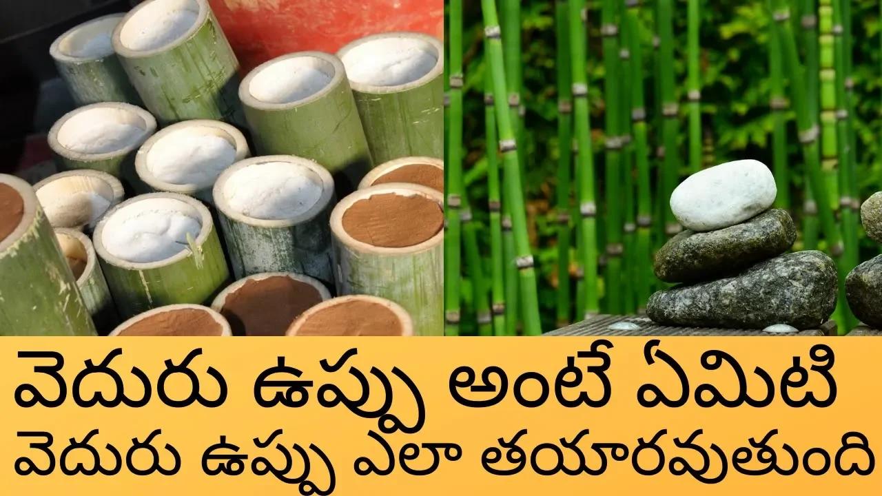 What is Bamboo Salt in Telugu | How Bamboo Salt is Made in Telugu | # ...