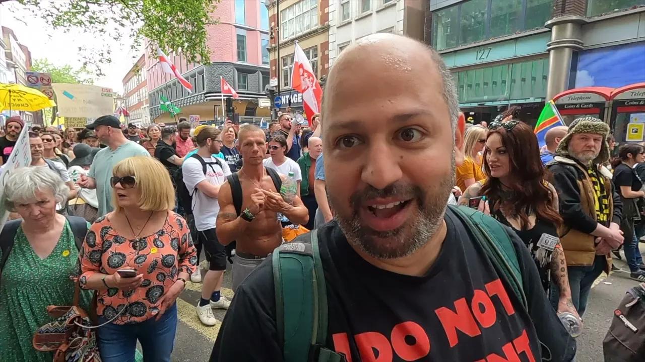 Street Interviews On London Freedom March May 29th 2021