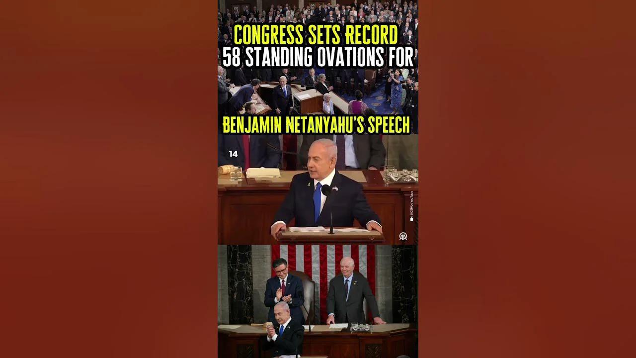 Congress Sets Record 58 Standing Ovations For Benjamin Netanyahu’s Speech