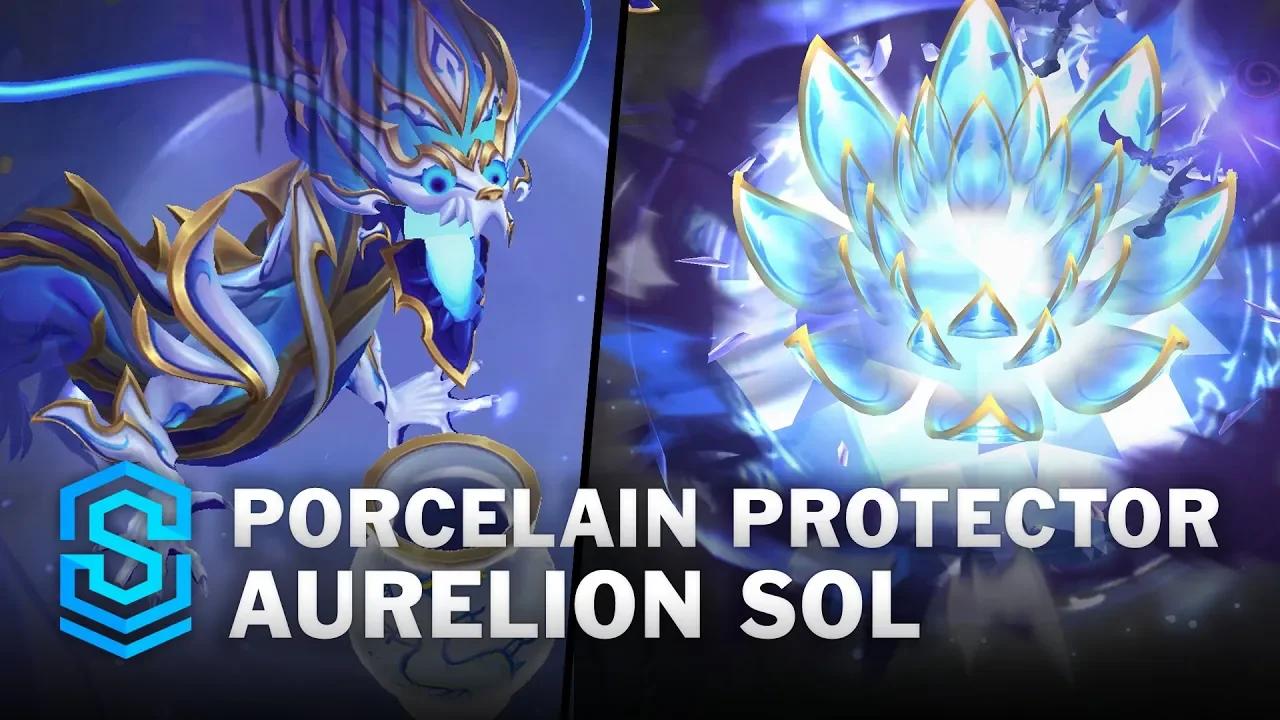 Porcelain Protector Aurelion Sol Skin Spotlight - Pre-Release - PBE ...