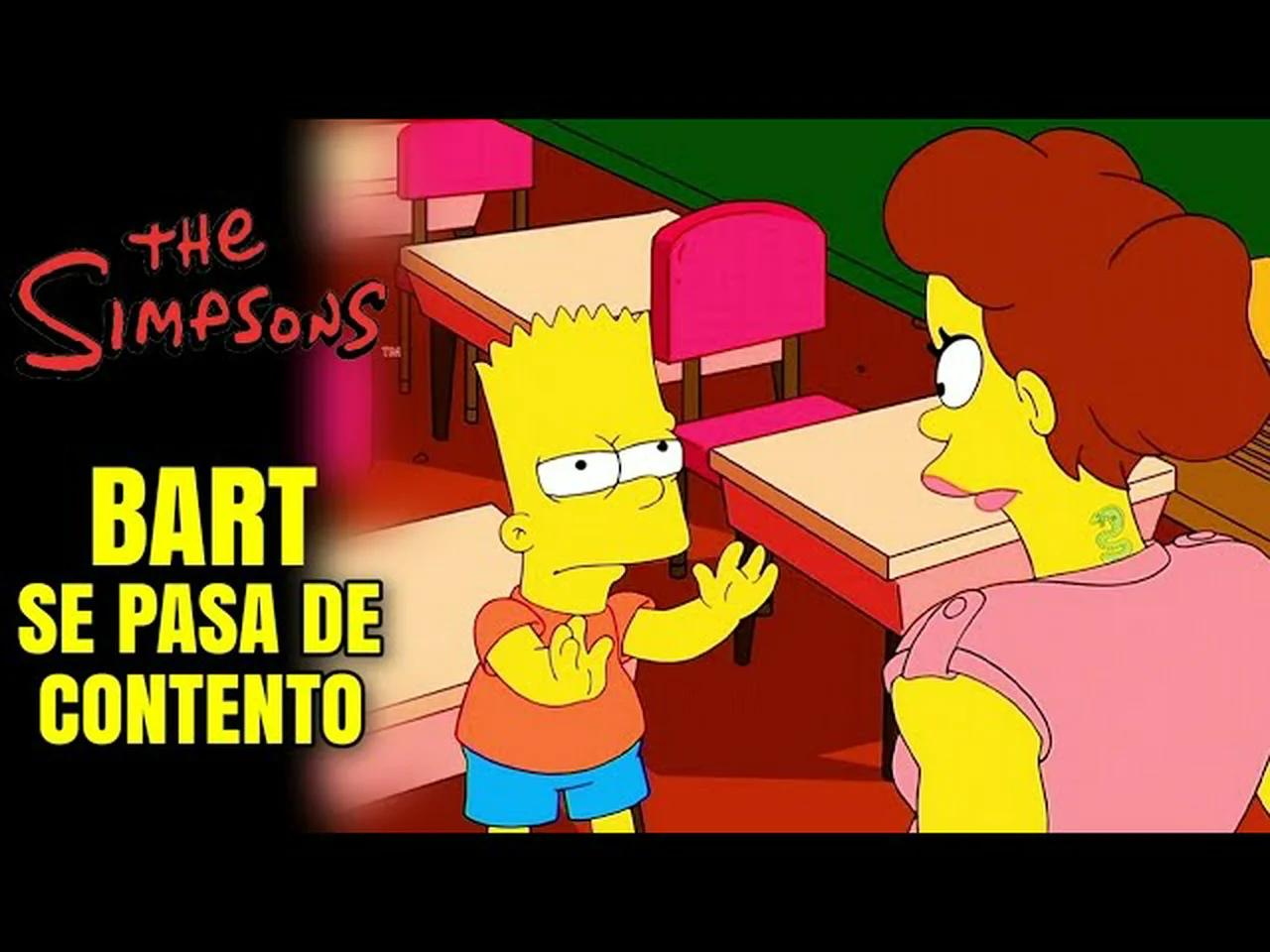 Los Simpson Bart Se Enamora De La Nueva Profesora y Se Pasa De Contento ...