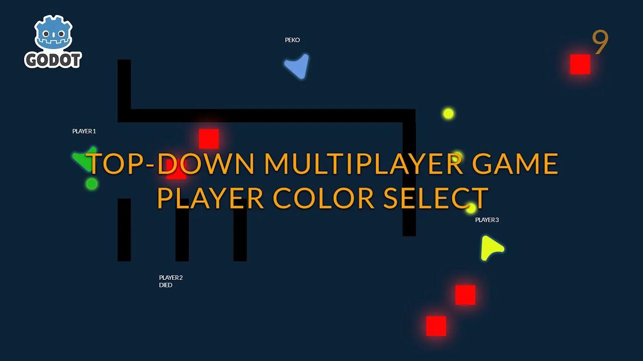 How To Make A Dedicated Server Multiplayer Game in Godot | Color Select