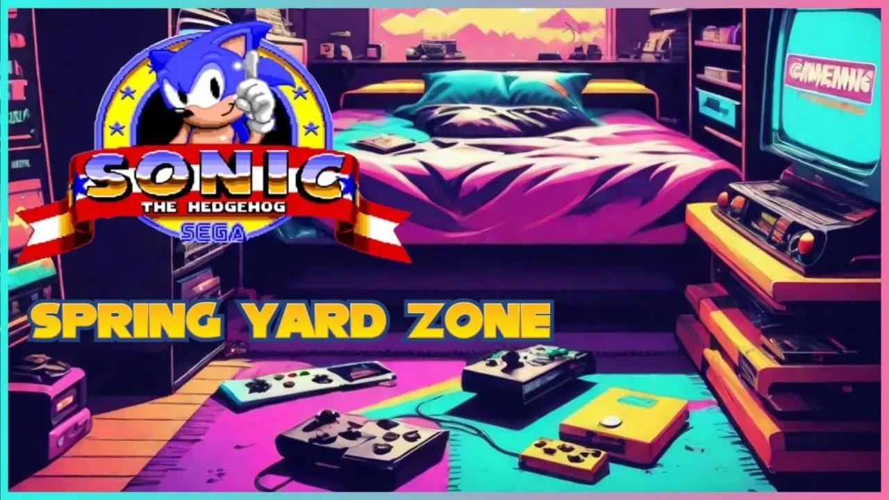Sonic The Hedgehog - Spring Yard Zone | Sega Mega Drive