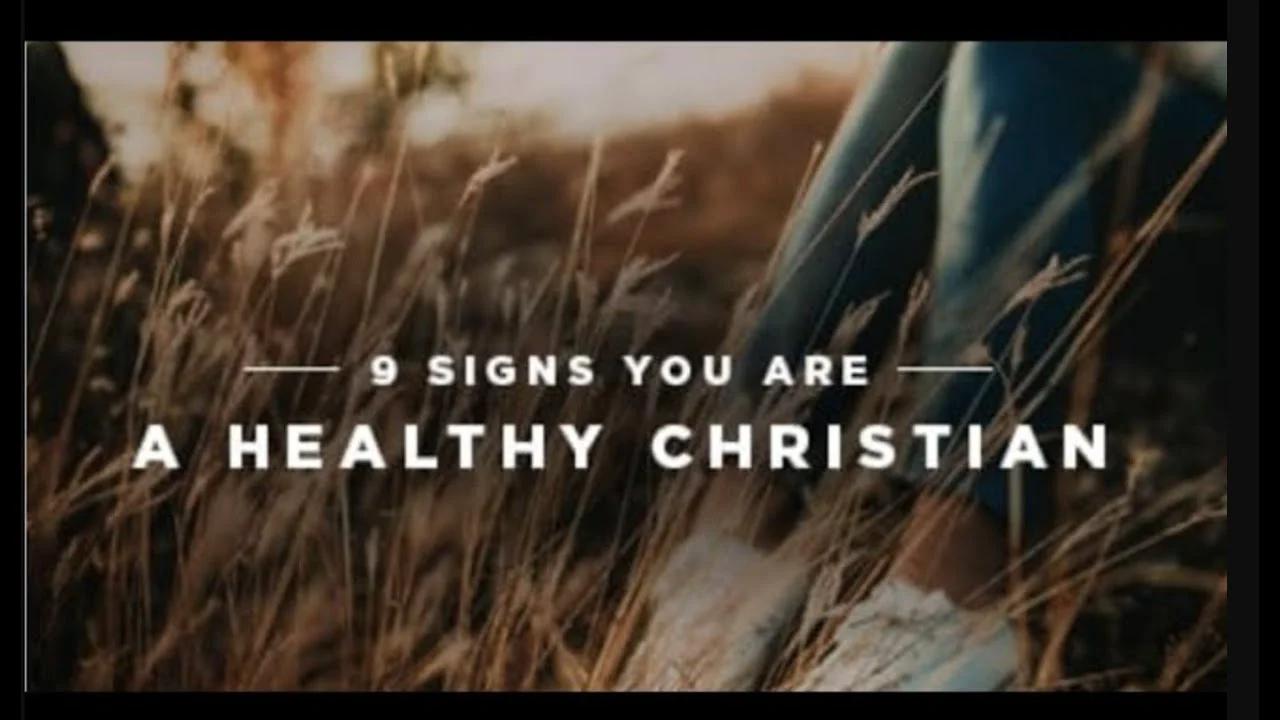 WHAT ARE THE VITAL SIGNS OF A HEALTHY CHRISTIAN & HOW DO WE LEARN TO DO ...