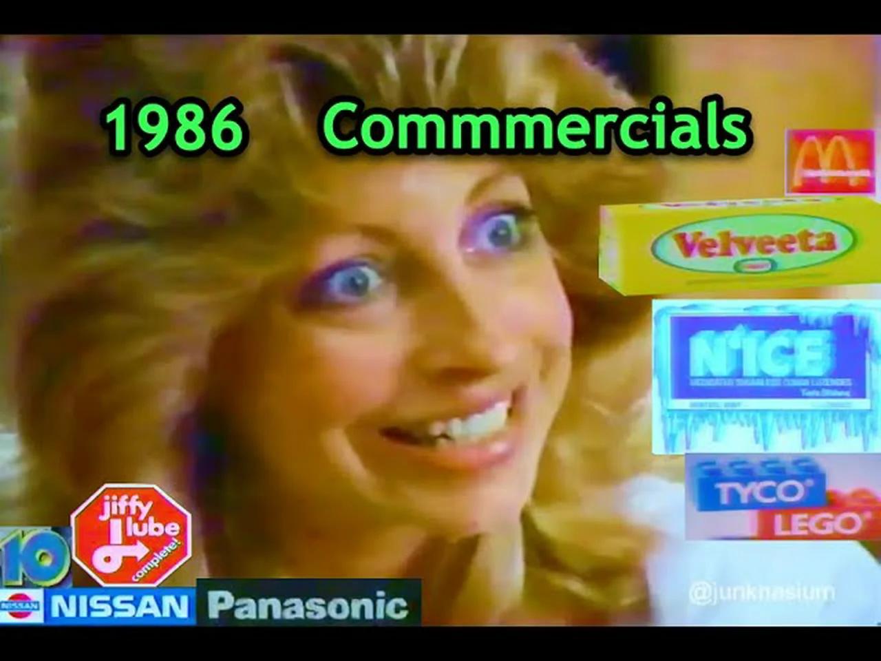 20 Minutes of the BEST 1986 TV Commercials "Happy New Year" (80's ...