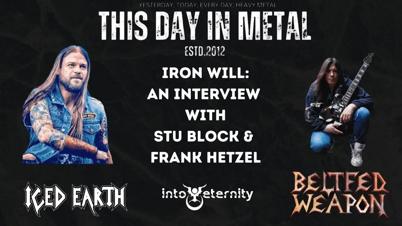 Iron Will: Interview with Stu Block (Into Eternity, ex-Iced Earth) and ...