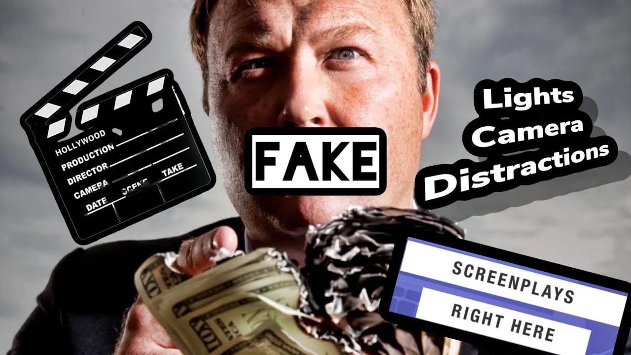 Lights Camera Distraction | Alex Jones Exposed Paid Shill