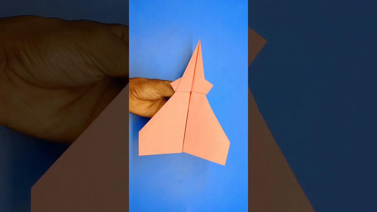 Easy Paper Airplane - Paper plane -#shorts