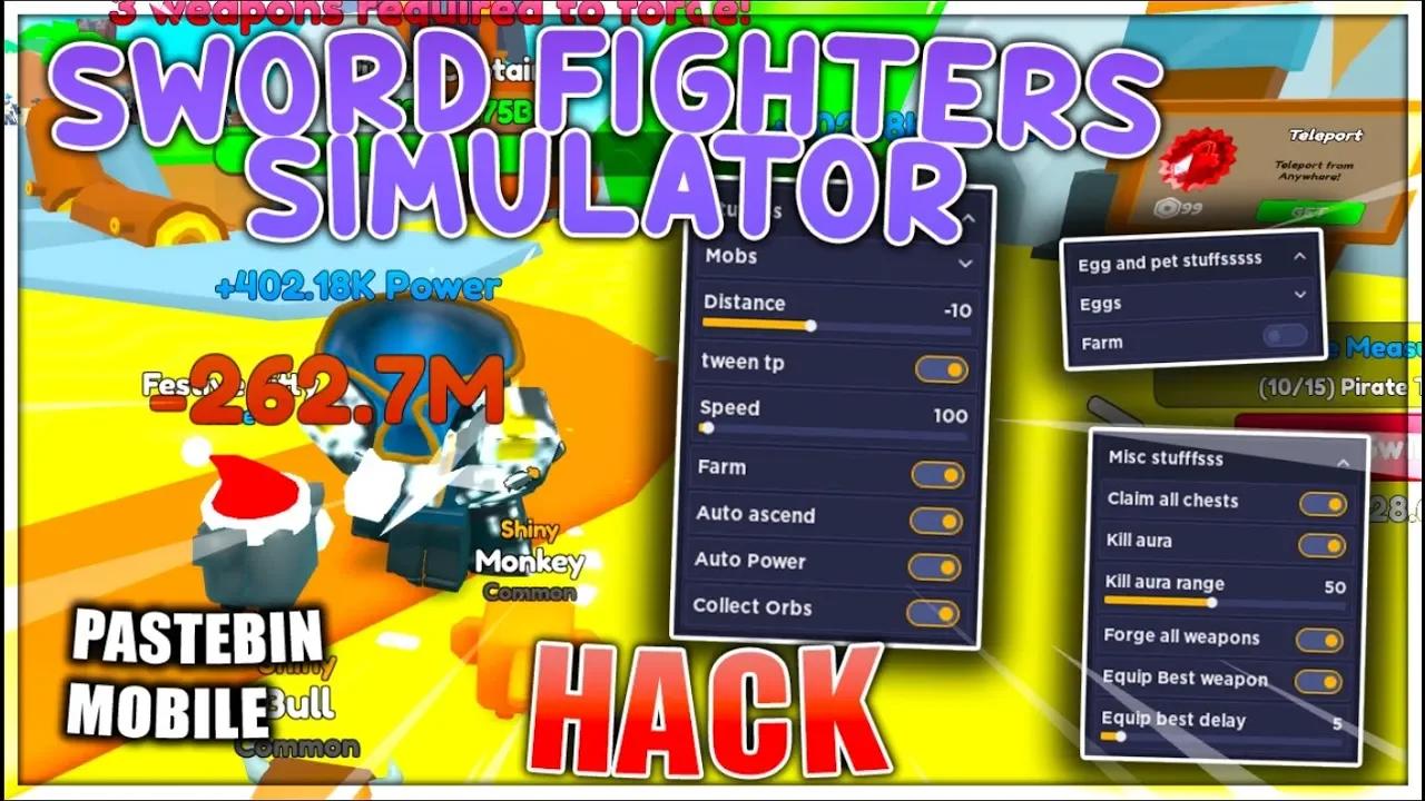 Roblox Sword Fighters Simulator Script Hack GUI | Auto Farm | Infinite Power & More(*Pastebin 2023*)