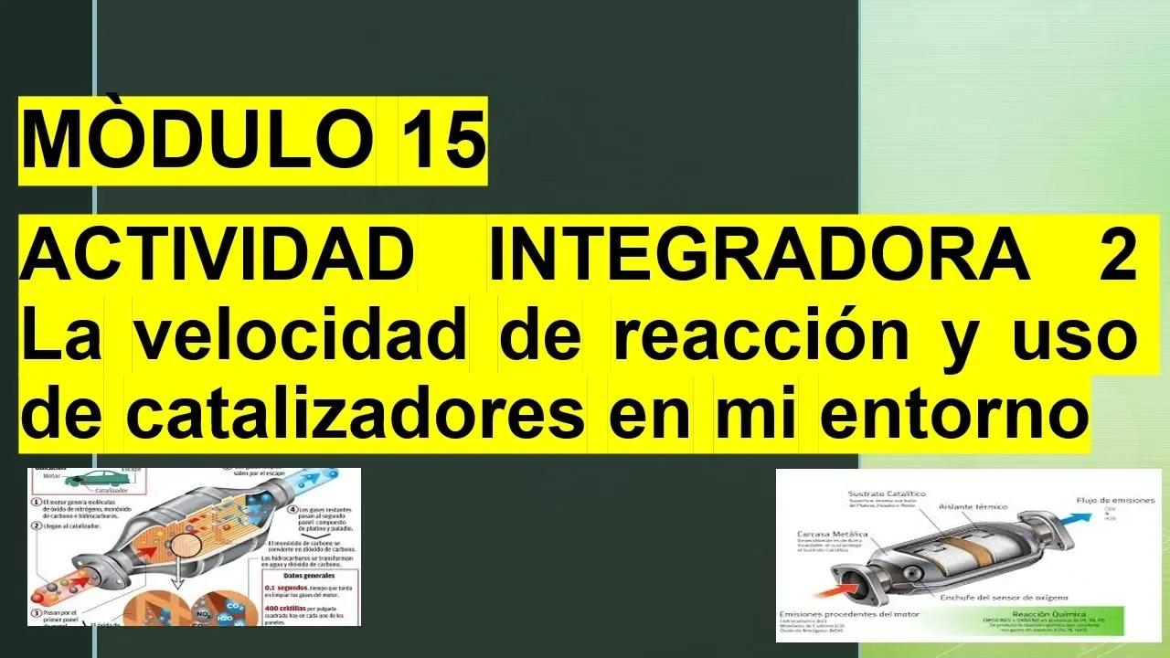 MODULO 15 SEMANA 1 ACTIVIDAD INTEGRADORA 2