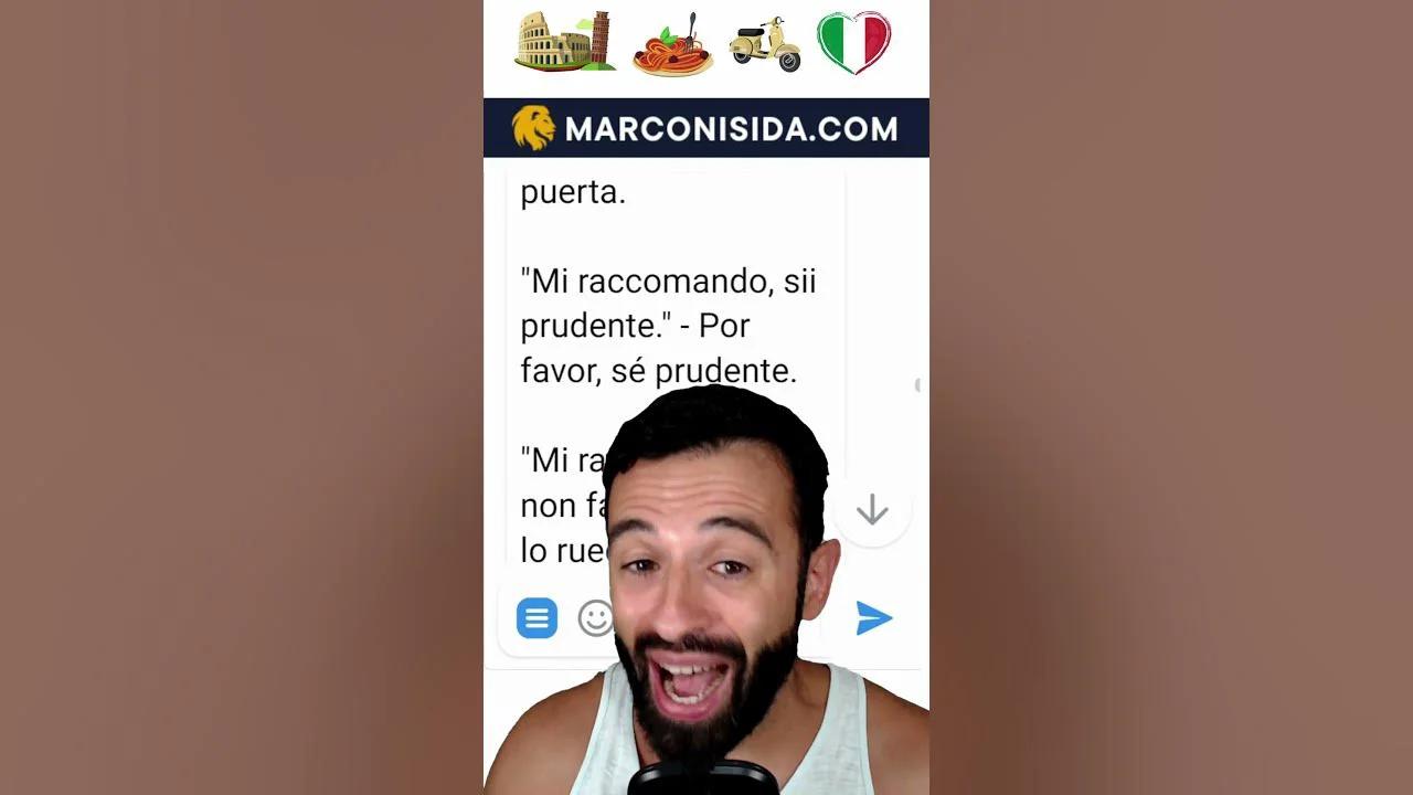 🇮🇹 "Mi Raccomando": El Arte de Pedir en Italiano con Emoción 🙏💬 # ...