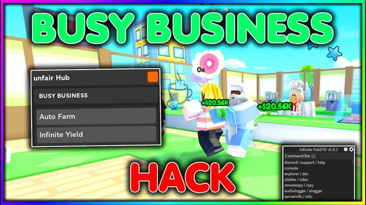 Busy Business Script - Hack GUI | Auto Farm, Instant Complete Tasks ...