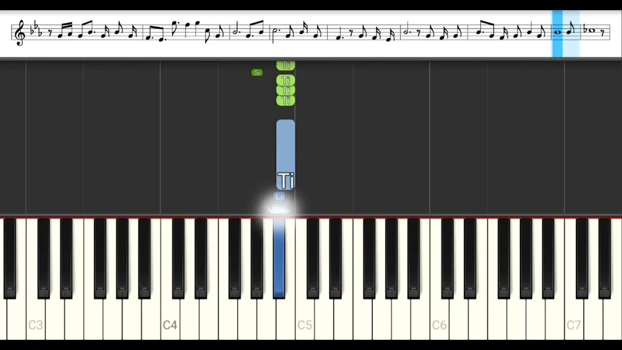 Caminhoneiro - Roberto Carlos - Simplifi - Tutorial Piano Teclado Partitura