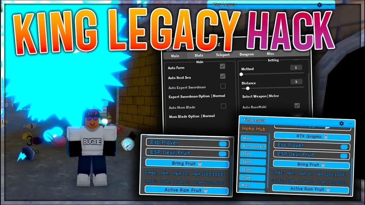 KING LEGACY Script UPDATE 4.5 HACK | AUTO FARM NEW LEVEL, AUTO GHOST ...