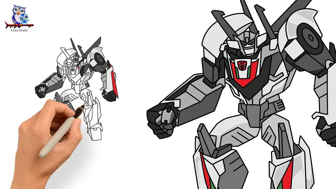 How to Draw Wheeljack G1 Transformers - Art Tutorial