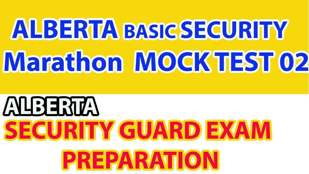 Alberta Basic Security License Training Exam ABST Mock Test Marathon ...